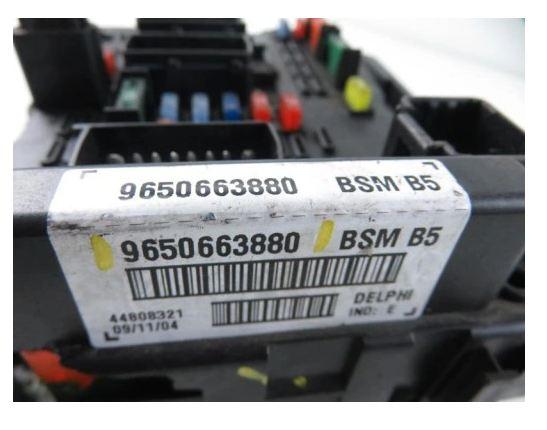 modul BSM Peugeot 807 2.2 HDI 9650663880 | EkoDily.cz