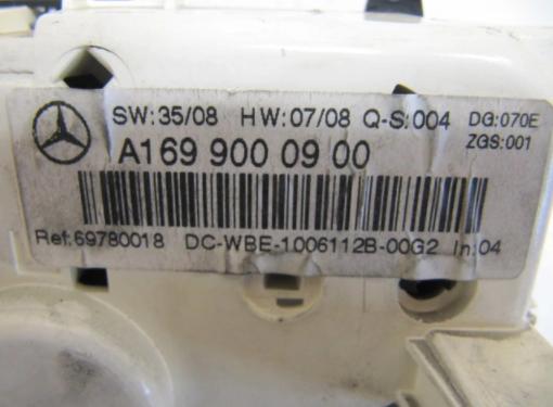 MERCEDES W169 W245 Panel klimatizace A1699000900 | EkoDily.cz