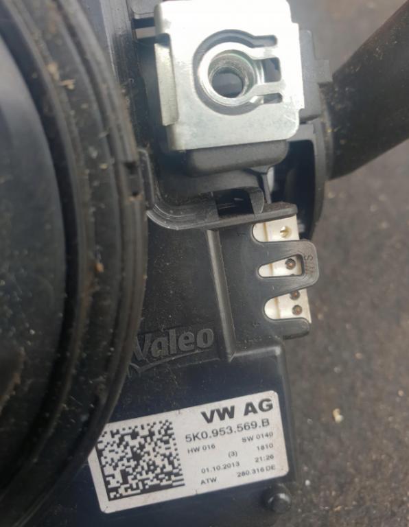 přepínač-kombinovaný, kroužek/slimák: VW, SKODA 5K0953569B | EkoDily.cz