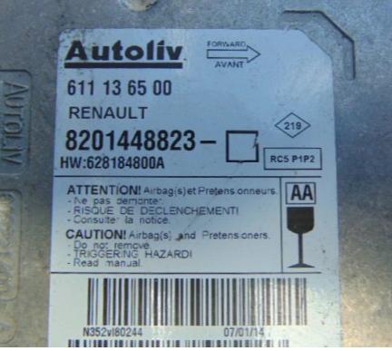Sensor modul vankúše: do Renault Master III 8201448823 | EkoDiely.sk