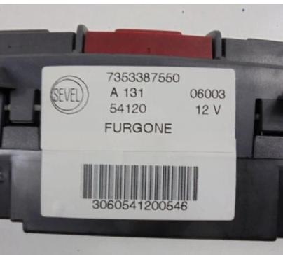 DUCATO II 244 spínač nouzových LIFT 7353387550 | EkoDily.cz