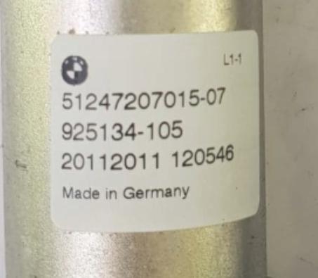 BMW F10 F11: teleskopy kufrové pístnice dveří kufra 51247207015 ...