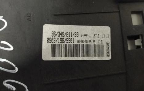 Prístrojovka ,dislpej PEUGEOT 206 1.4 9634961180 | EkoDiely.sk