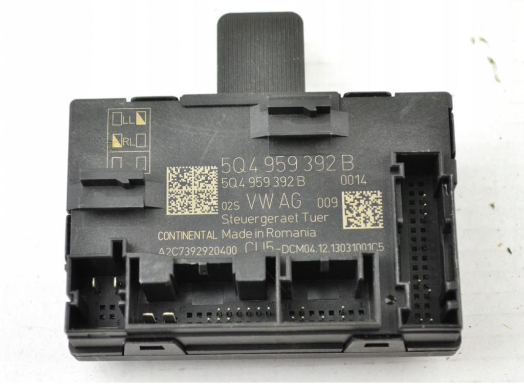 SKODA OCTAVIA 3 III Modul Riadiaca jednotka Dvere 5Q4959392B | EkoDiely.sk