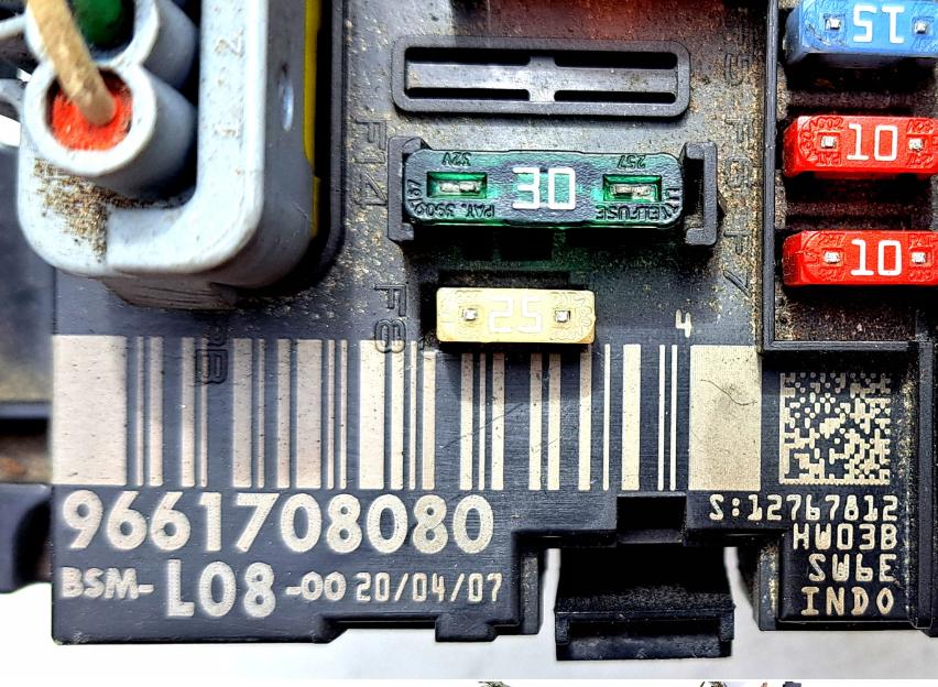 PEUGEOT CITROEN modul BSM L08 9661708080 | EkoDily.cz