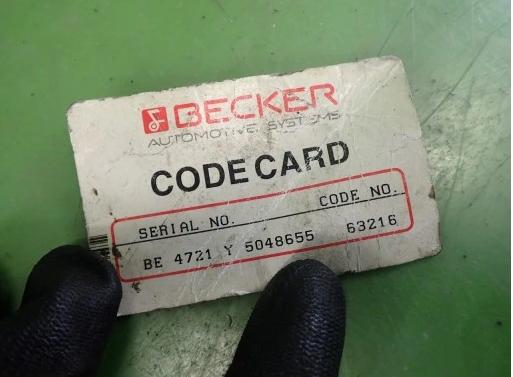 Radio MERCEDES W203 BE 4720 BECKER: TRAFFIC PRO | EkoDiely.sk