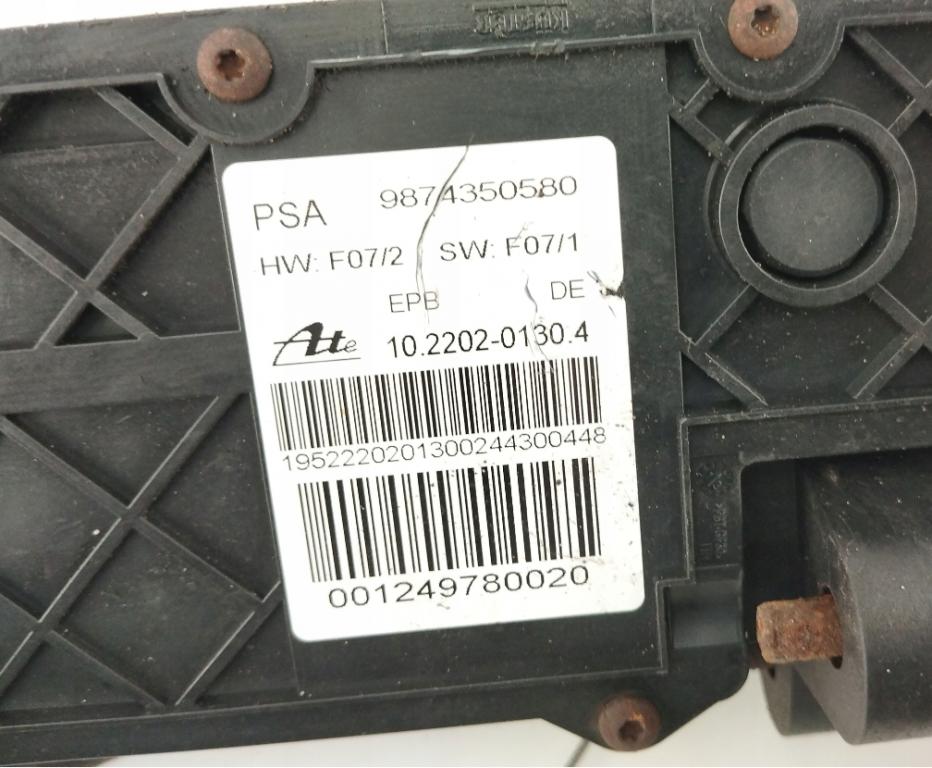 BRZDA: ručný elektrický PEUGEOT 508 9874350580 | EkoDiely.sk