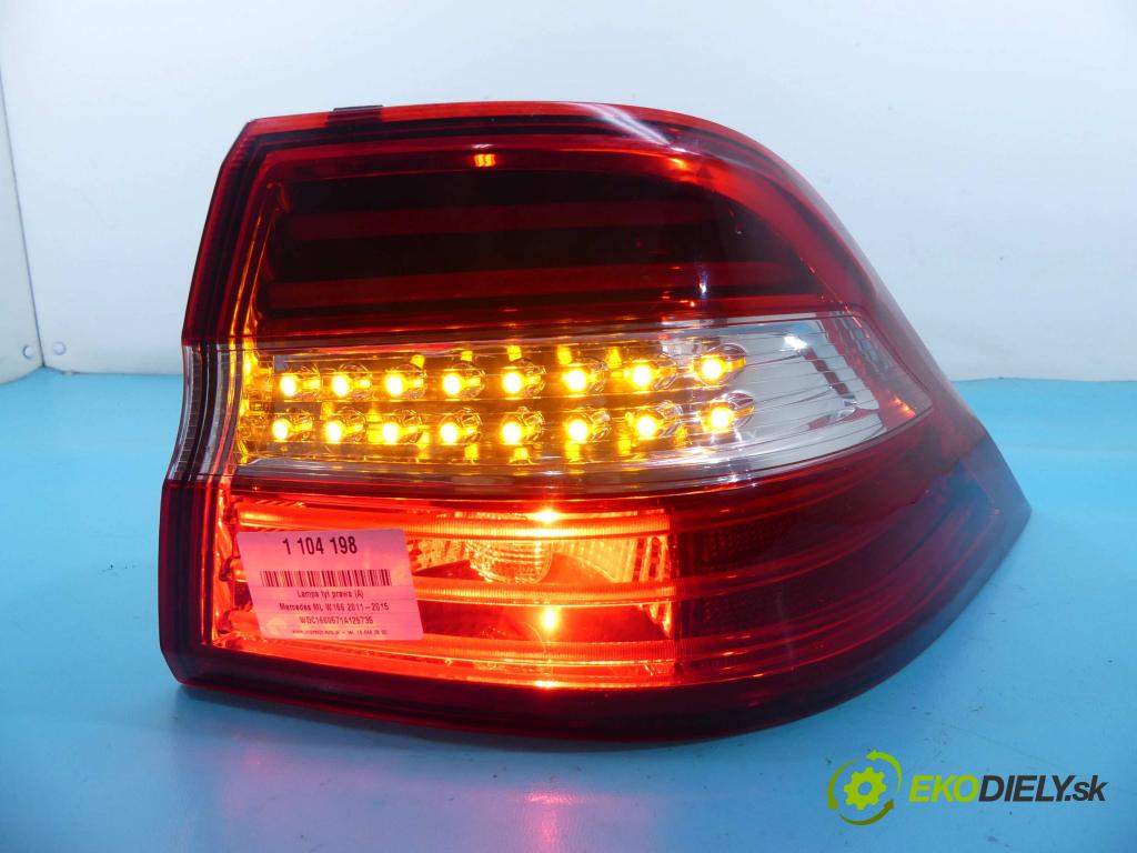 Mercedes ML W166 2011-2015 3.5 V6 306KM automatic 225 kW 3498 cm3 5 ...