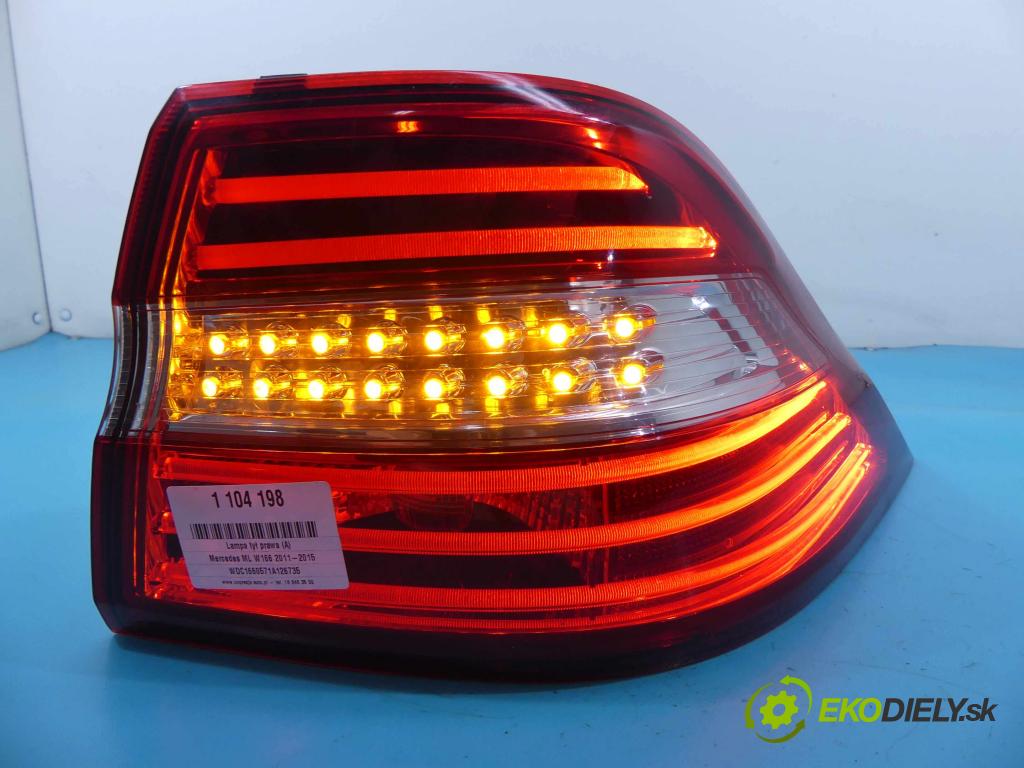 Mercedes ML W166 2011-2015 3.5 V6 306KM automatic 225 kW 3498 cm3 5 ...