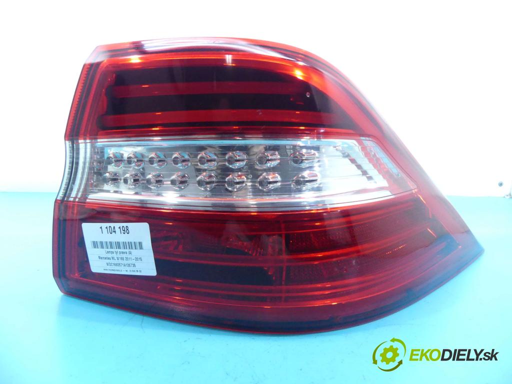 Mercedes ML W166 2011-2015 3.5 V6 306KM automatic 225 kW 3498 cm3 5 ...