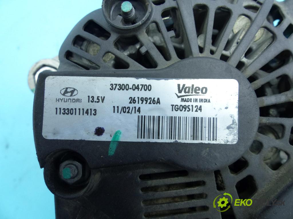 Hyundai I10 II 2013-2019 1.0 66KM manual 48,5 kW 998 cm3 5- Alternator ...
