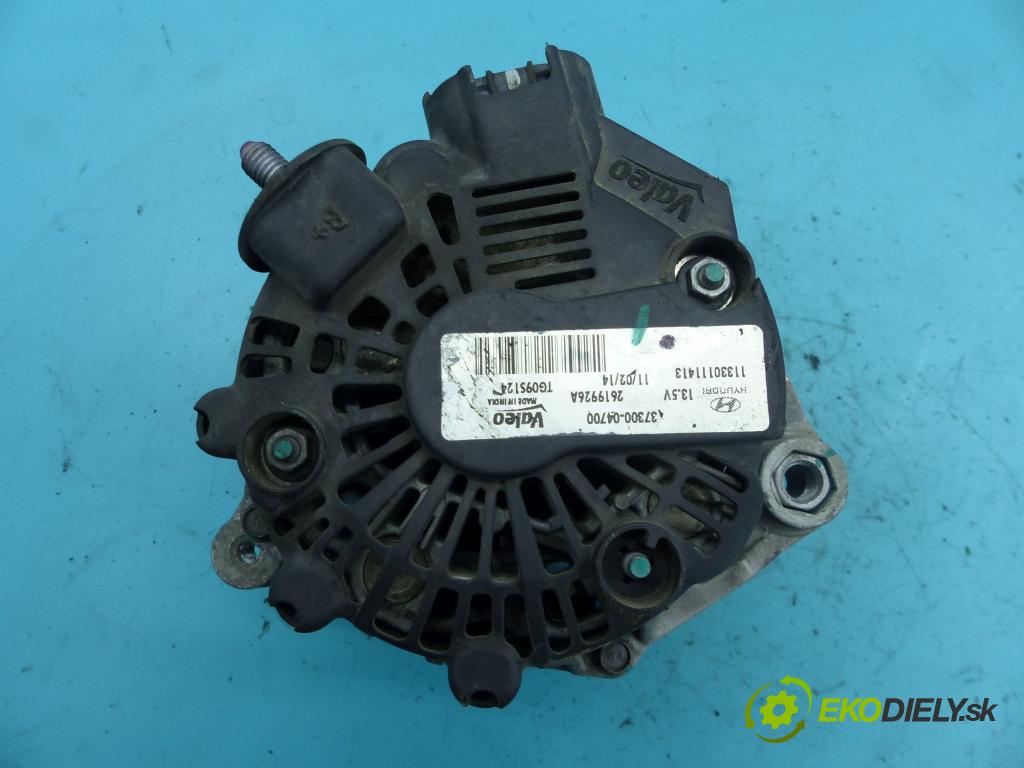Hyundai I10 II 2013-2019 1.0 66KM manual 48,5 kW 998 cm3 5- Alternator ...