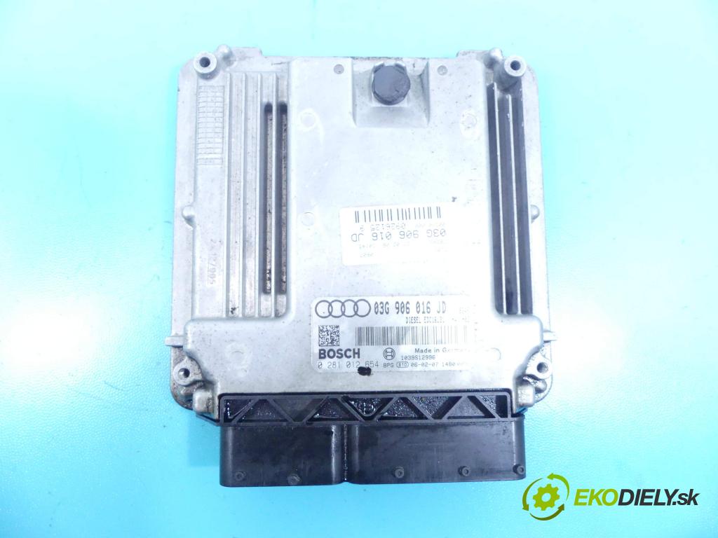 Audi A4 B7 2004-2008 2.0 tdi 140 hp manual 103 kW 1968 cm3 4- jednotka řídící 0281012654 ...