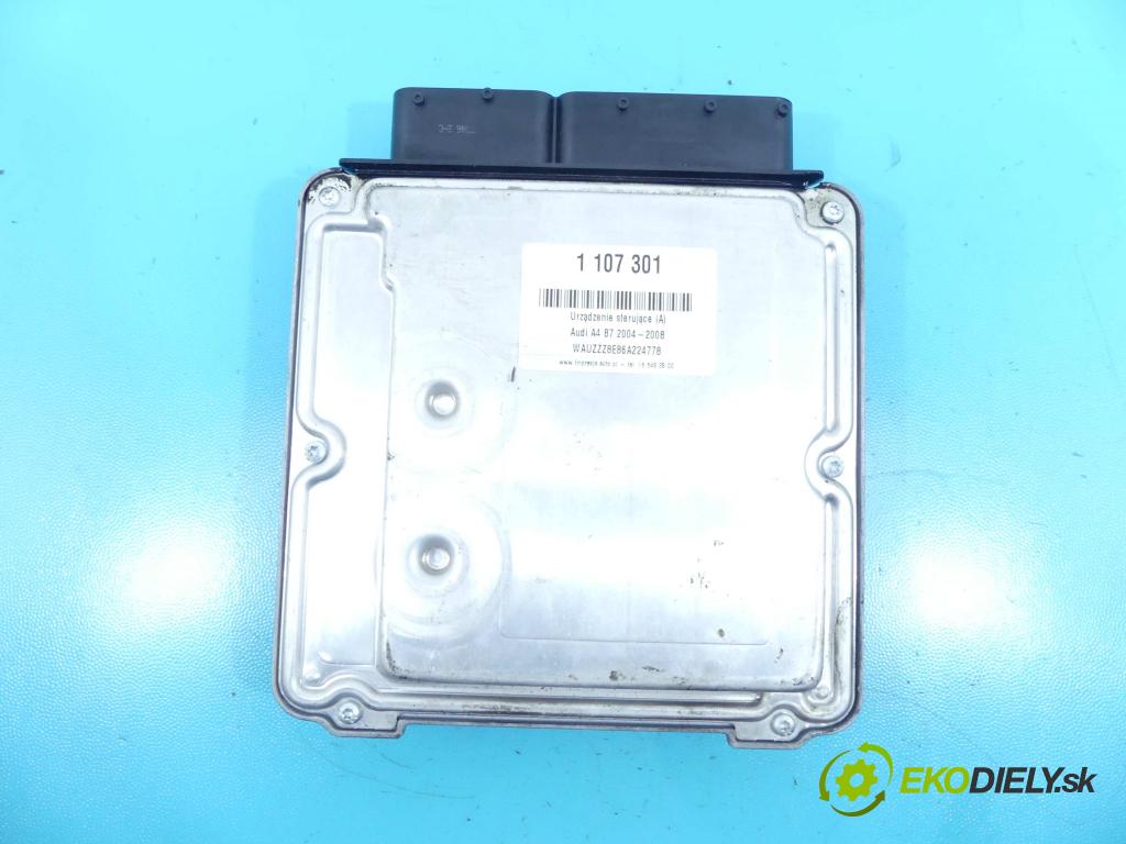 Audi A4 B7 2004-2008 2.0 tdi 140 hp manual 103 kW 1968 cm3 4- jednotka řídící 0281012654 ...
