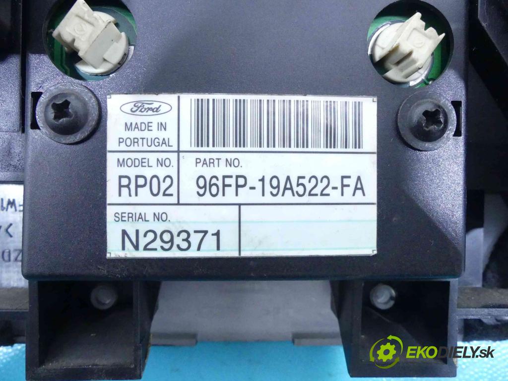 Ford Fiesta Mk5 1995-2002 1.2 16v 75 hp manual 55 kW 1242 cm3 5 ...