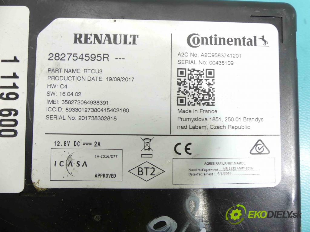 Renault Talisman 2015-2022 1.6 dci 160 hp automatic 118 kW 1598 cm3 5 ...