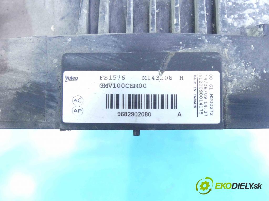 Citroen C3 2002-2009 1.4 hdi 68 hp manual 50 kW 1398 cm3 5- ventilátor chladič 9682902080 ...