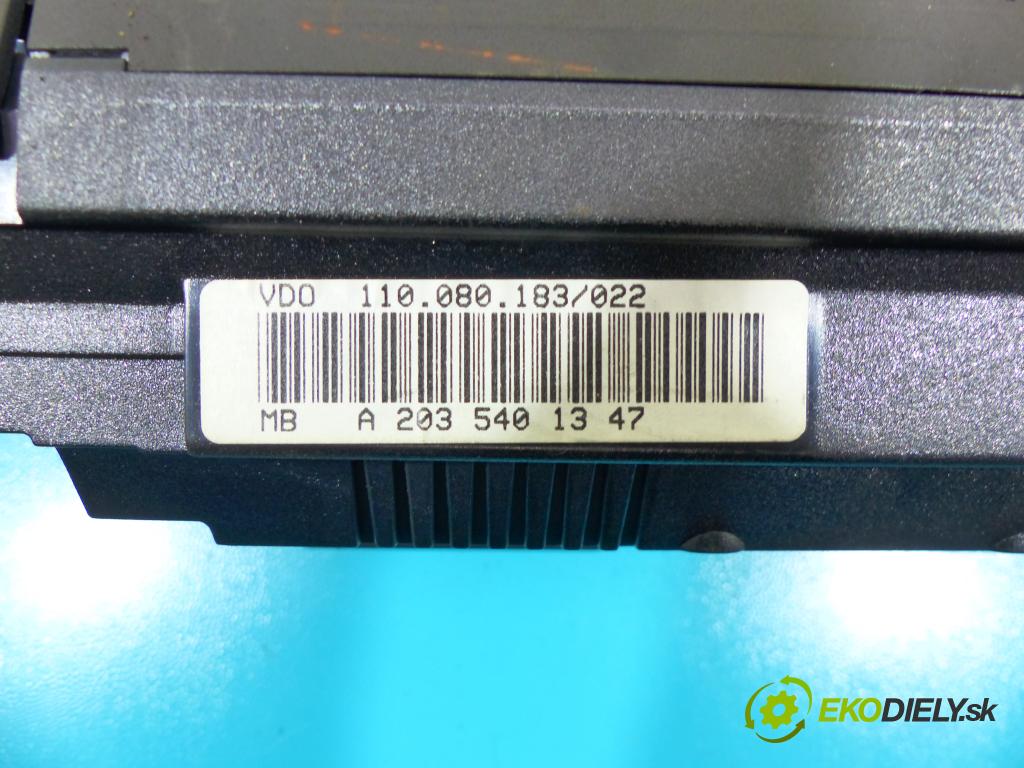 Mercedes C W203 2000-2007 2,2.0 cdi 143 hp manual 105 kW 2148 cm3 5 ...