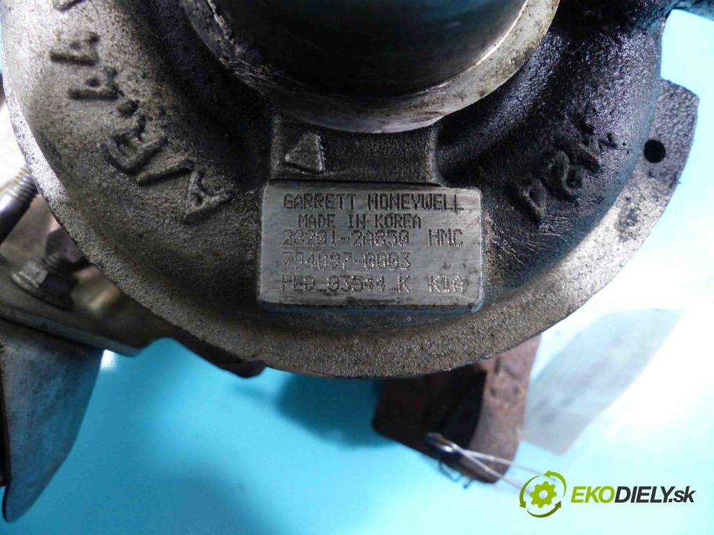 Hyundai I40 1.7 crdi 116 hp manual 85 kW 1685 cm3 5- Turbodmychadlo ...