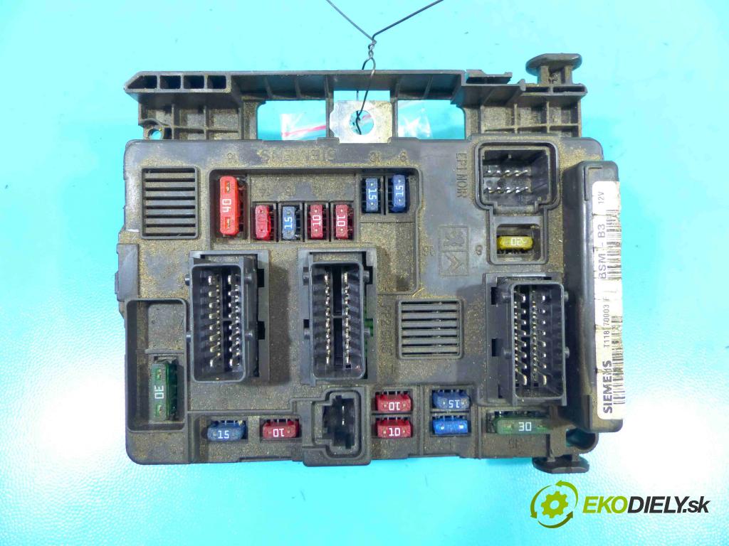 Citroen C3 2002-2009 1.4 hdi 68 hp manual 50 kW 1398 cm3 5- modul řídící jednotka 9643498880-00 ...