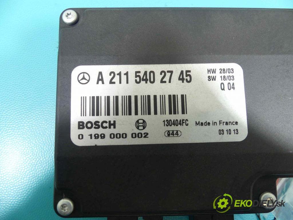 Mercedes E W211 2002-2009 2.7 CDI 177 HP automatic 130 kW 2685 cm3 4 ...