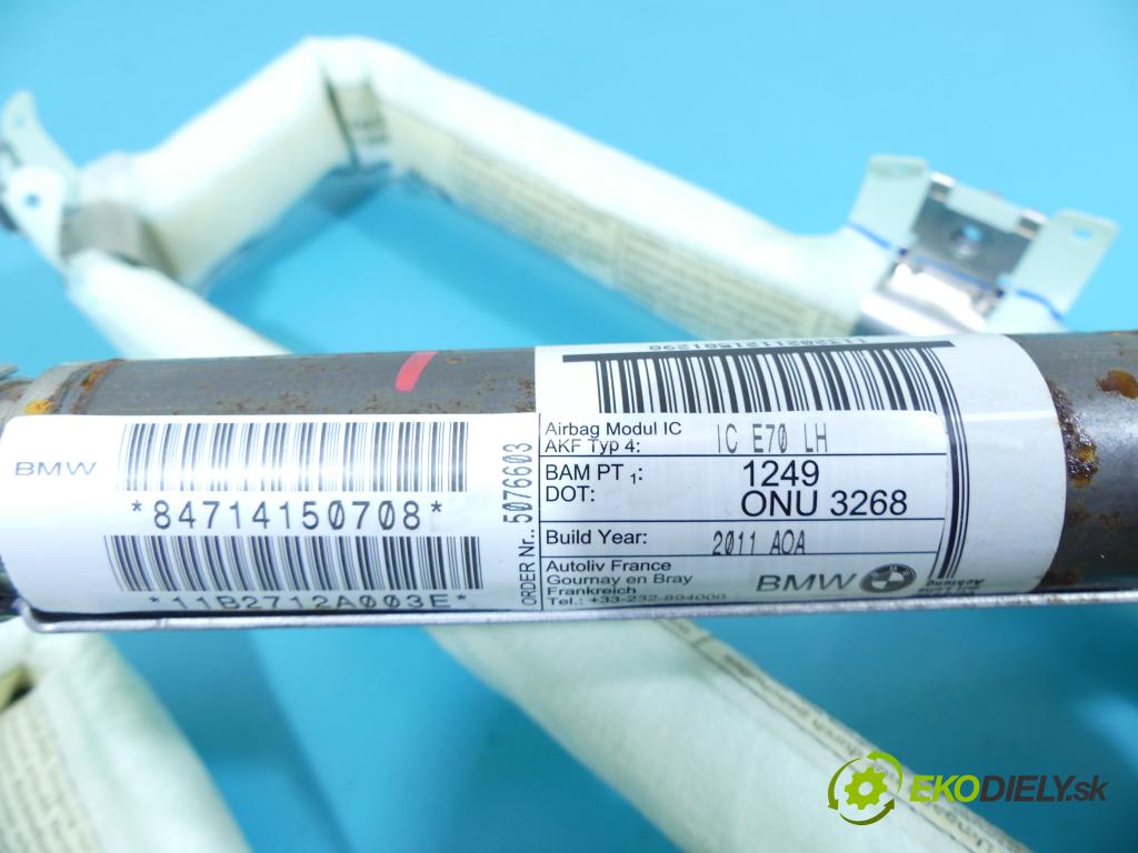 Bmw X5 E70 2006-2013 3.0d 306KM automatic 225 kW 2993 cm3 5- Záclona ...