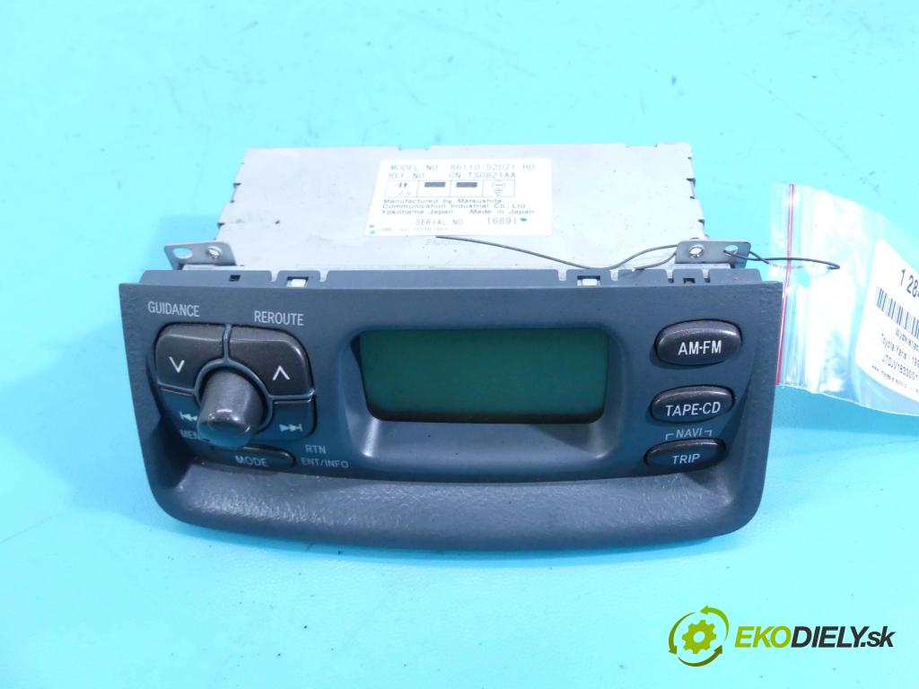 Toyota Yaris I 1999-2005 1.0 vvti 68 hp manual 50 kW 998 cm3 3- displej ...