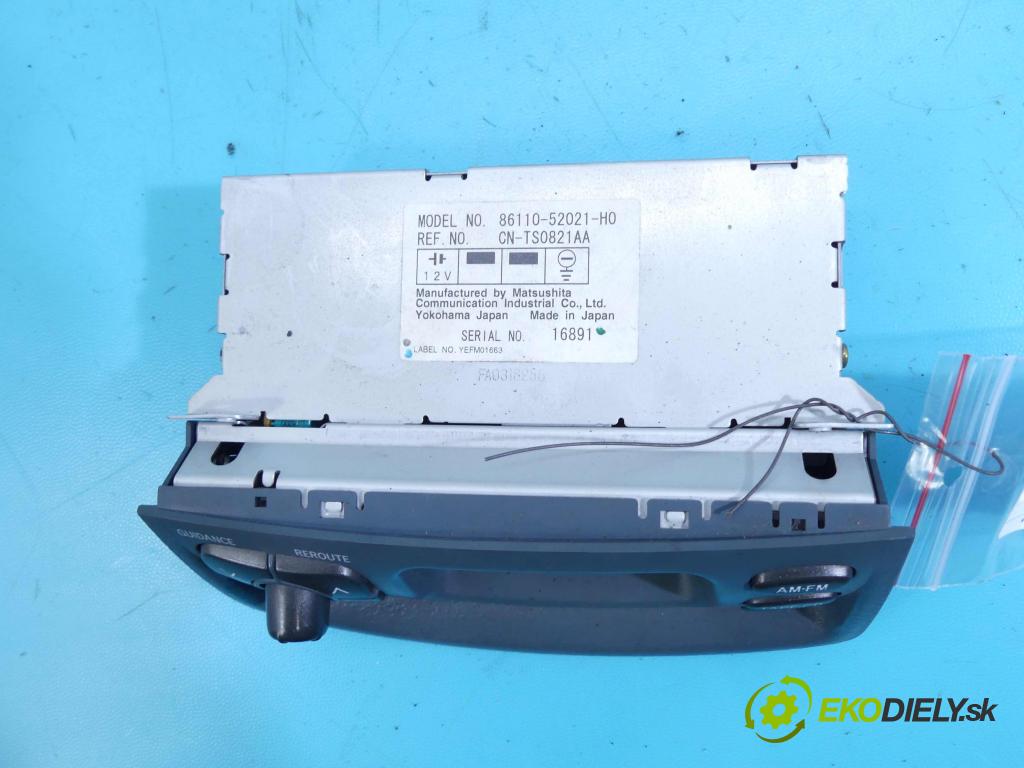 Toyota Yaris I 1999-2005 1.0 vvti 68 hp manual 50 kW 998 cm3 3- displej 86110-52021-H0 ...