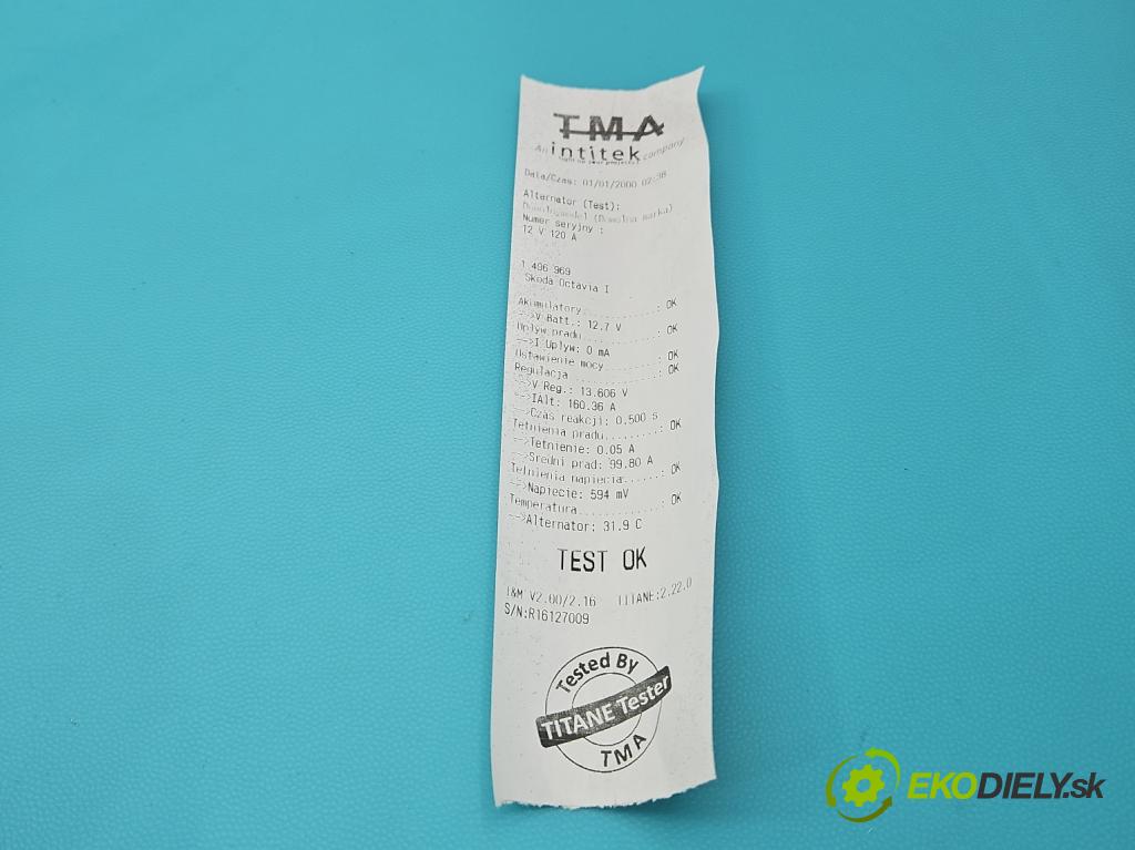 Skoda Octavia I 1996-2010 1.9 tdi 101 hp manual 74 kW 1896 cm3 5 ...