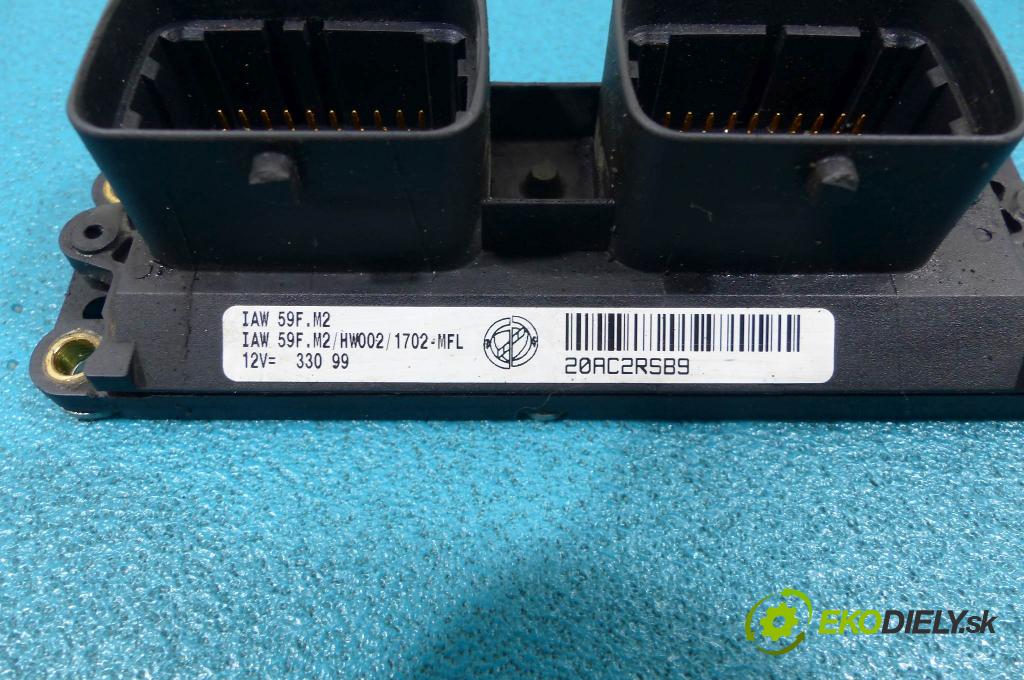 Fiat Punto II 1999-2010 1.2 8V - 60 hp manual 44 kW 1242 cm3 jednotka řídící IAW59FM2 | EkoDily.cz