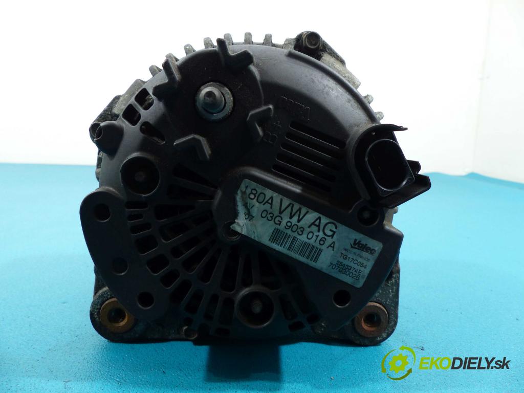 Audi A6 C6 2004-2011 2.0 TDI 140 HP manual 103 kW 1968 cm3 Alternátor ...