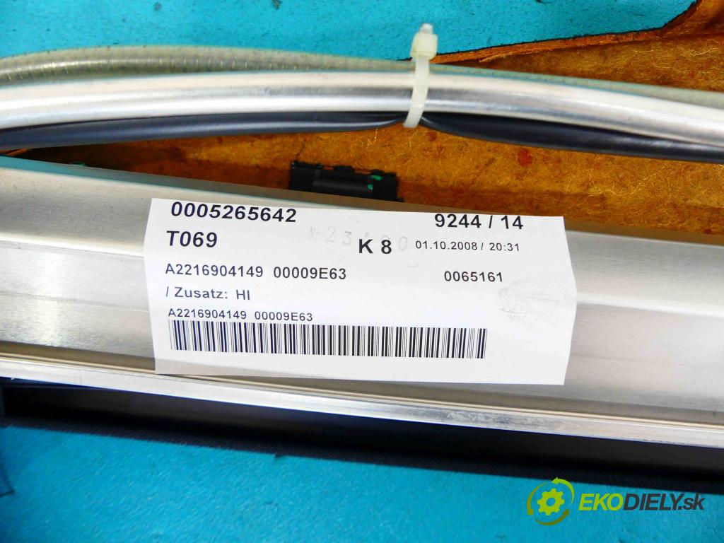 Mercedes S W221 05-13 5.5 V8 387KM automatic 285 kW 5461 cm3 4- roleta ...