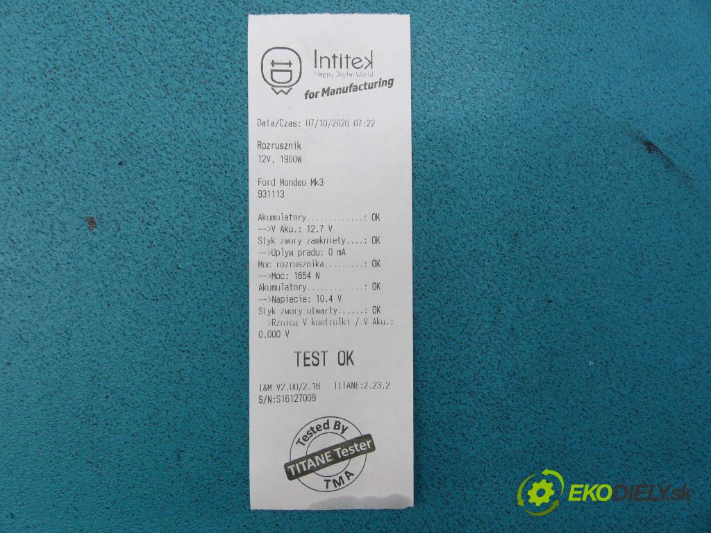 Ford Mondeo Mk3 2000-2007 2.0 tdci 116 HP manual 85 kW 1998 cm3 5 ...