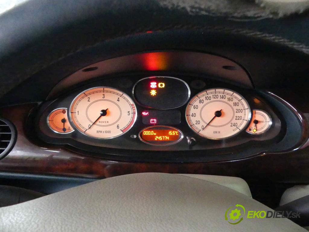 Rover 75 2.0 CDT 116 hp manual 85 kW 1951 cm3 4- Přístrojová deska ...