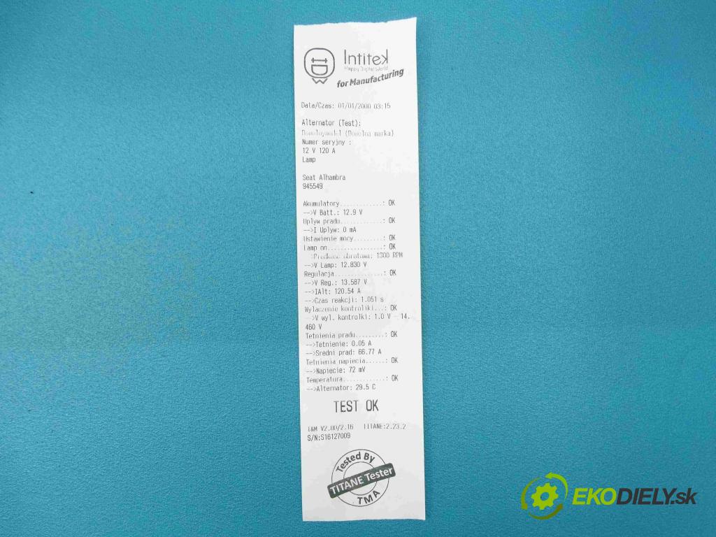 Seat Alhambra 1996-2010 1.9 tdi 110 hp manual 81 kW 1896 cm3 5 ...