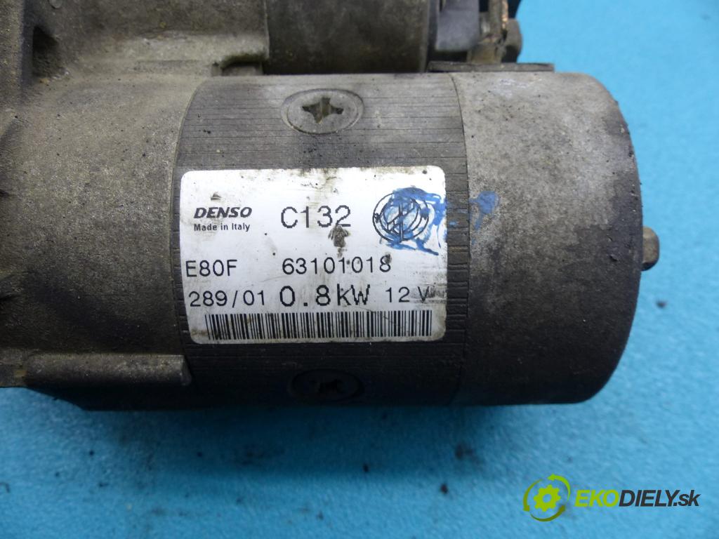 Fiat Punto II 1999-2010 1.2 60 hp manual 44 kW 1242 cm3 5- startér: 63101018 (Startéry) | EkoDily.cz