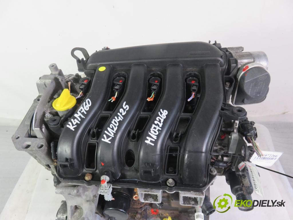 RENAULT MEGANE II (BM0/1_, CM0/1_) HB 2003 83,00 1.6 16V 113 - K4M 760 1598,00 motor BENZÍN ...