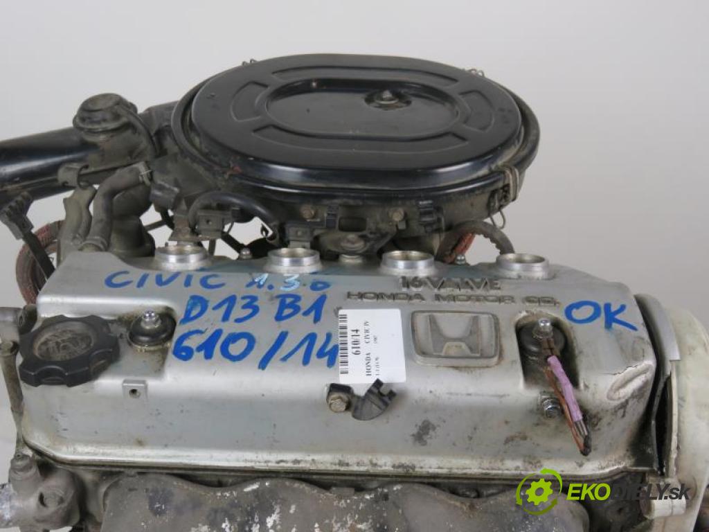HONDA CIVIC IV 1.3 (EC8) D13B1 manual 5 stupňová 55 kW 75 km motor ...