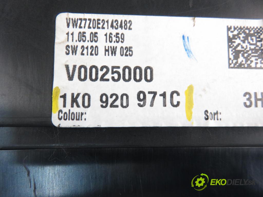 VW JETTA III (1K2) SEDAN 2005 2480,00 Liczniki, zegary 2480,00 ...