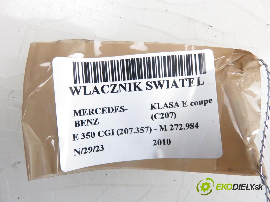 MERCEDES-BENZ KLASA E coupe (C207) COUPE 2010 3498,00 Panele sterowania ...