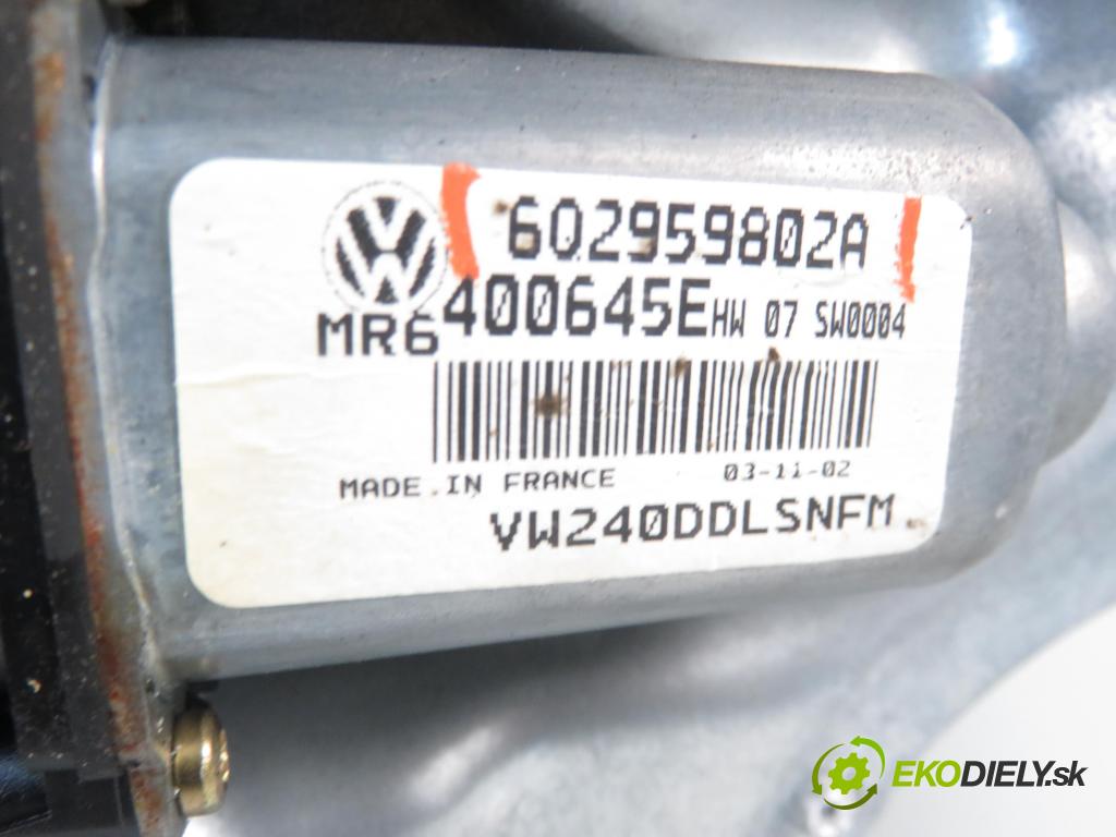 VW POLO (9N_) HB 2002 40,00 1.2 6V 54 - AWY 1198,00 mechanismus oken ...