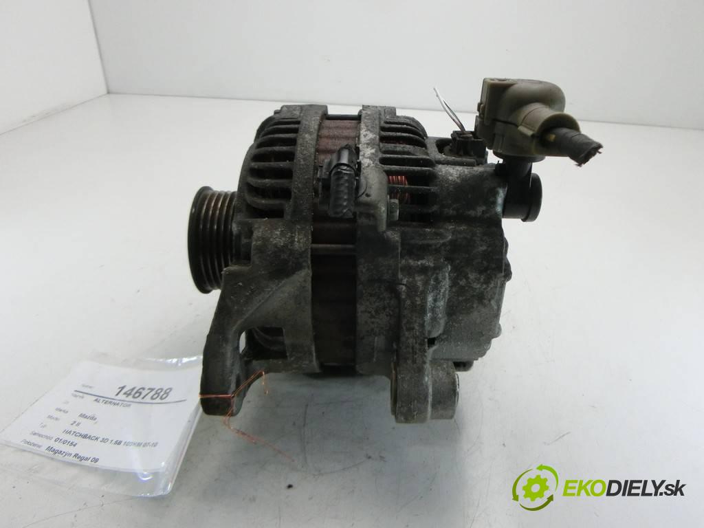 Mazda 2 II 2009 HATCHBACK 3D 1.5B 103KM 07-10 1500 Alternátor A2TG1391 ...