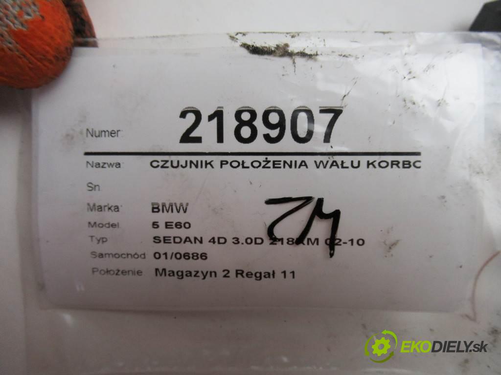 BMW 5 E60 2005 160 kw SEDAN 4D 3.0D 218KM 02-10 3000 snímač pozice ...