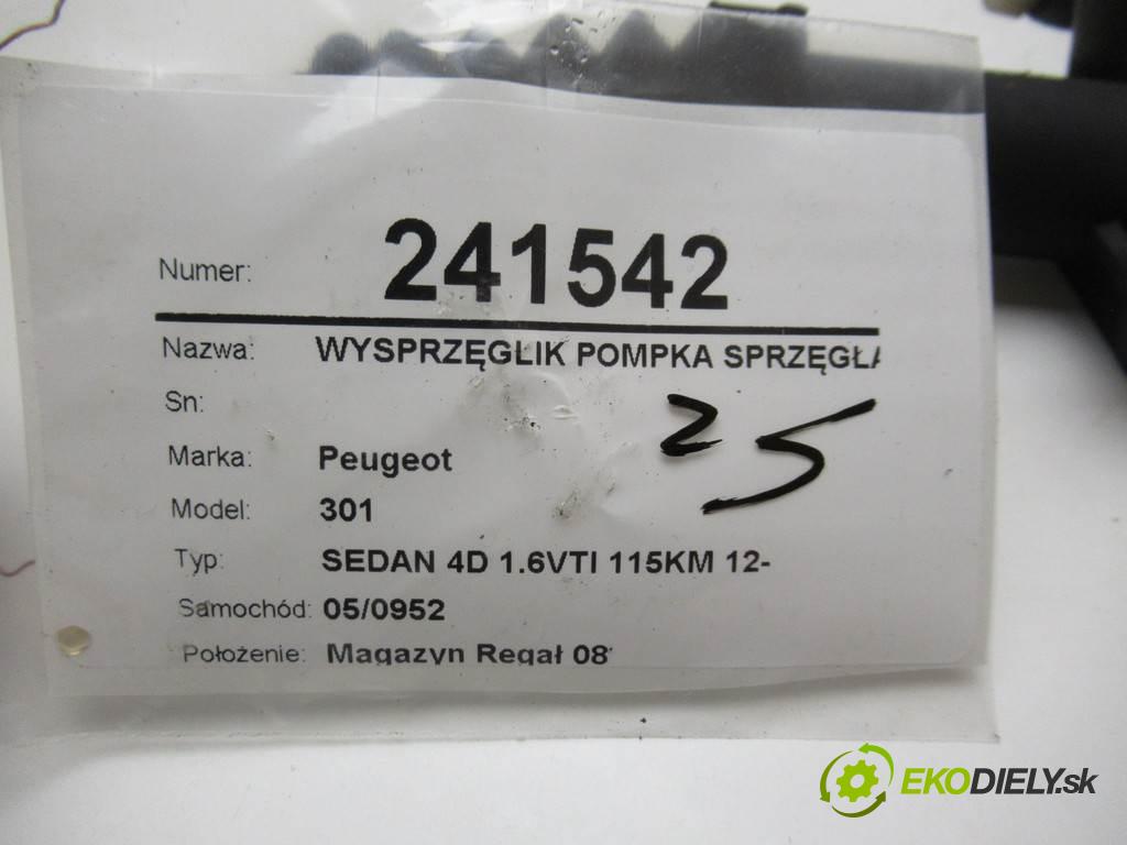 Peugeot 301 2013 85 kW SEDAN 4D 1.6VTI 115KM 12- 1600 spojkový válec ...