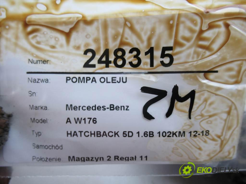 Mercedes-Benz A W176 HATCHBACK 5D 1.6B 102KM 12-18 Pumpa oleja ...