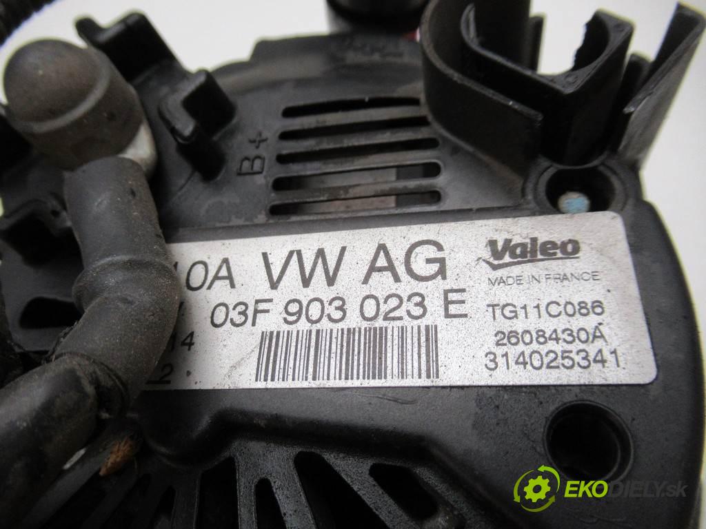 Skoda Fabia II 2014 LIFT HATCHBACK 5D 1.2TSI 86KM 10-14 1200 Alternátor ...