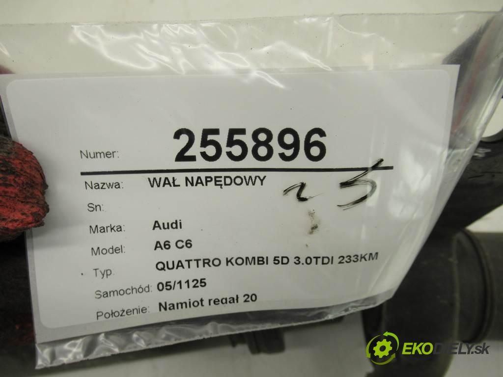 Audi A6 C6 2006 171 kW QUATTRO KOMBI 5D 3.0TDI 233KM 04-08 3000 Kardaň ...
