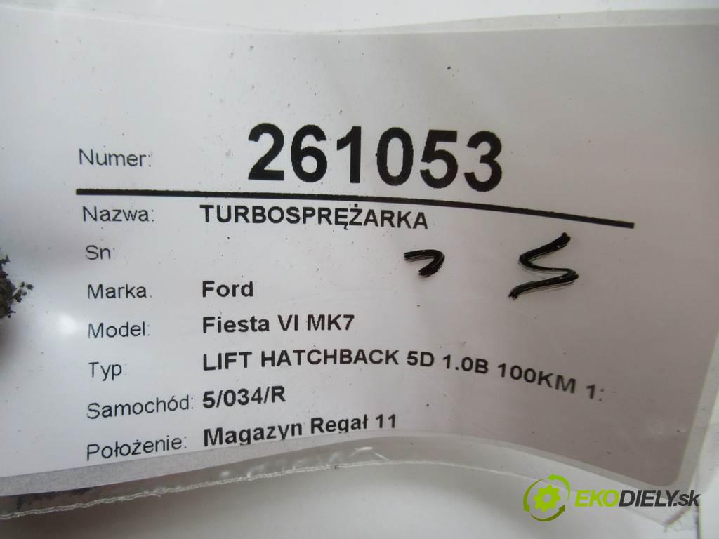 Ford Fiesta VI MK7 2013 74 kW LIFT HATCHBACK 5D 1.0B 100KM 12-17 1000 ...