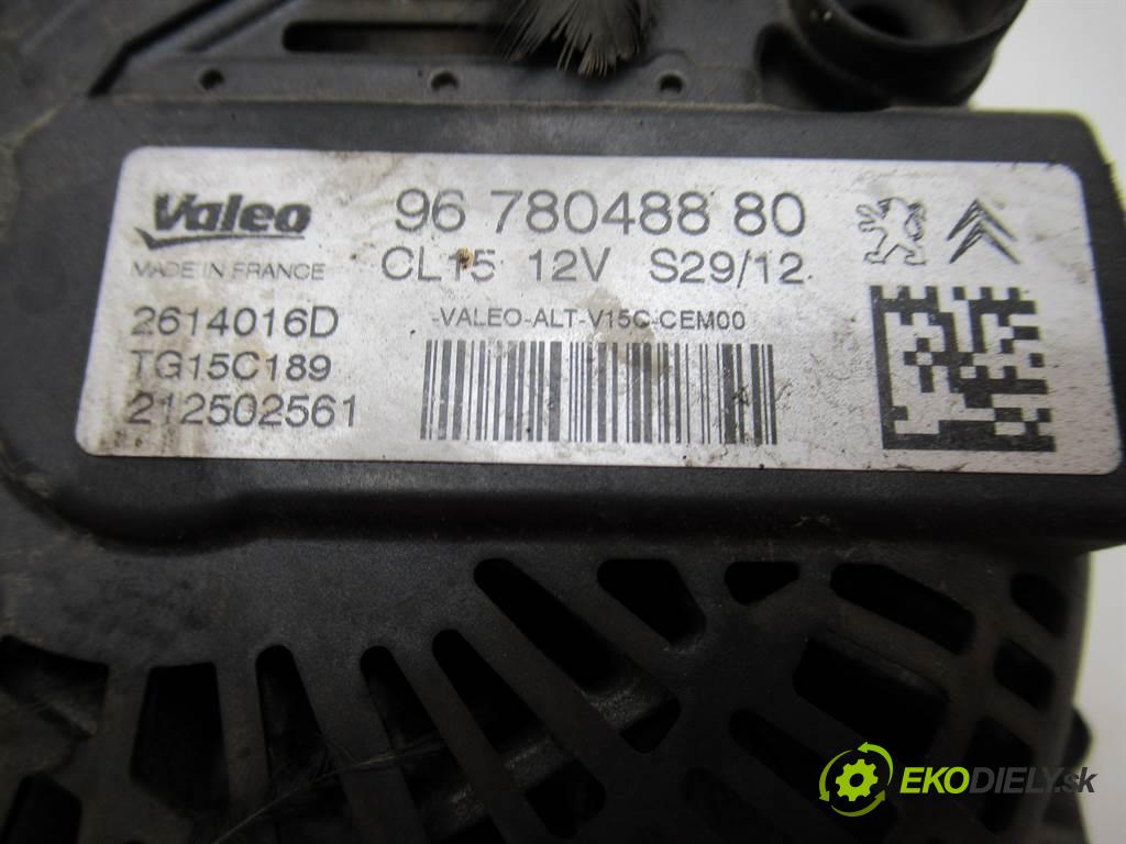 Peugeot Partner III 2012 1.6HDI 90KM 08-15 1600 Alternátor 9678048880 ...