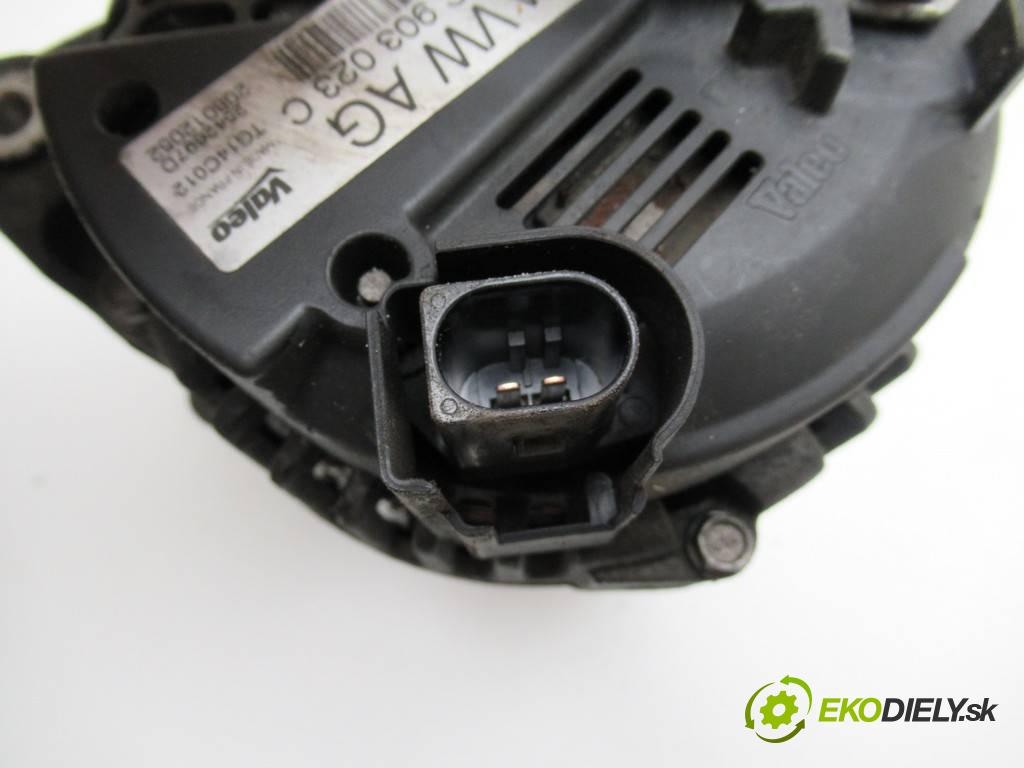 Seat Altea 2009 92kw 1.4TSI 125KM 04-09 1400 Alternátor 03C903023C ...